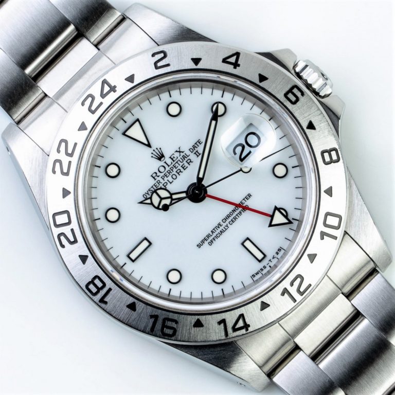 16570 Explorer II (unpolished / full set / LC 100) – THE WATCHGUY