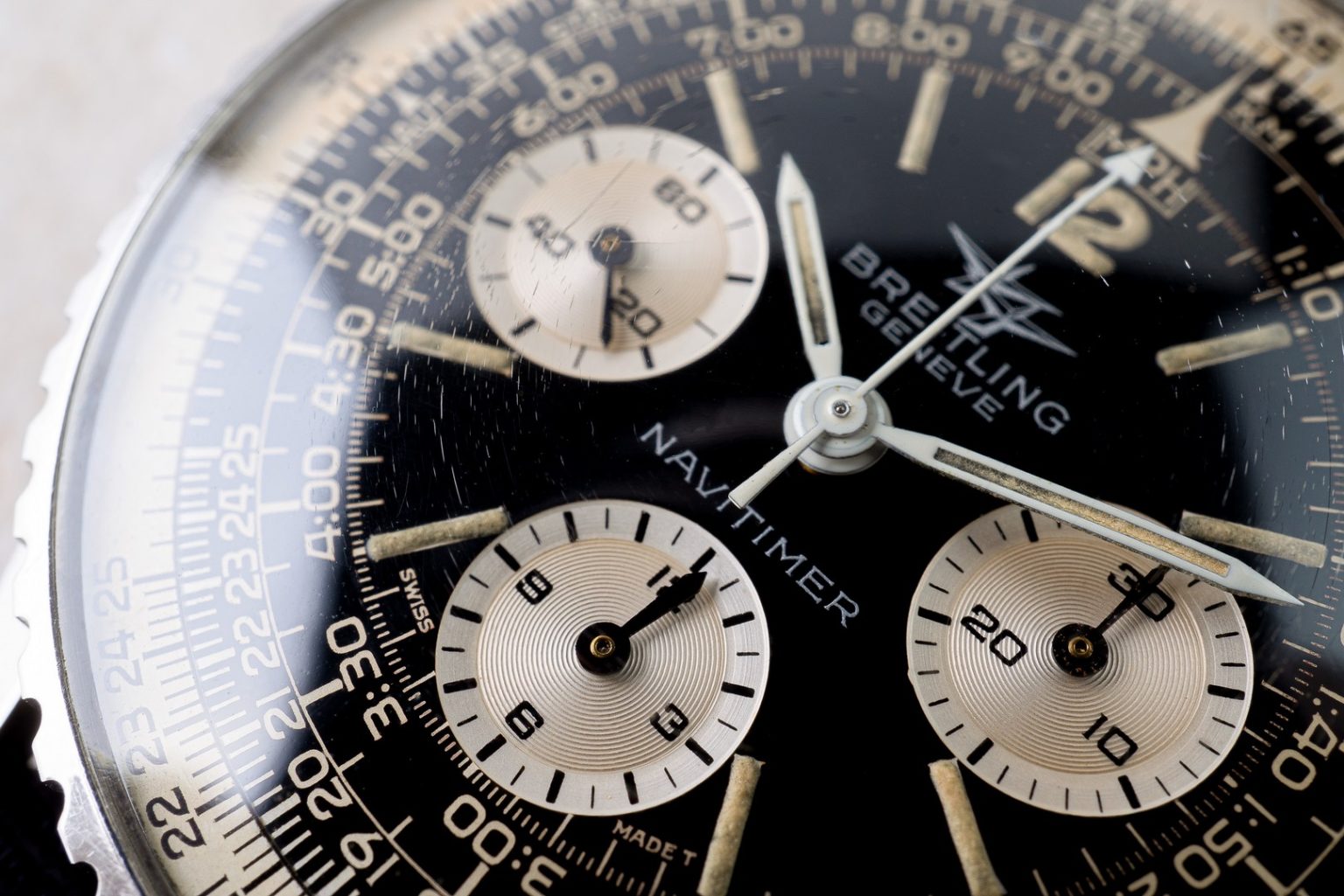 Breitling 806 Navitimer (old navitimer / twin jet logo / ca. 1967 ...