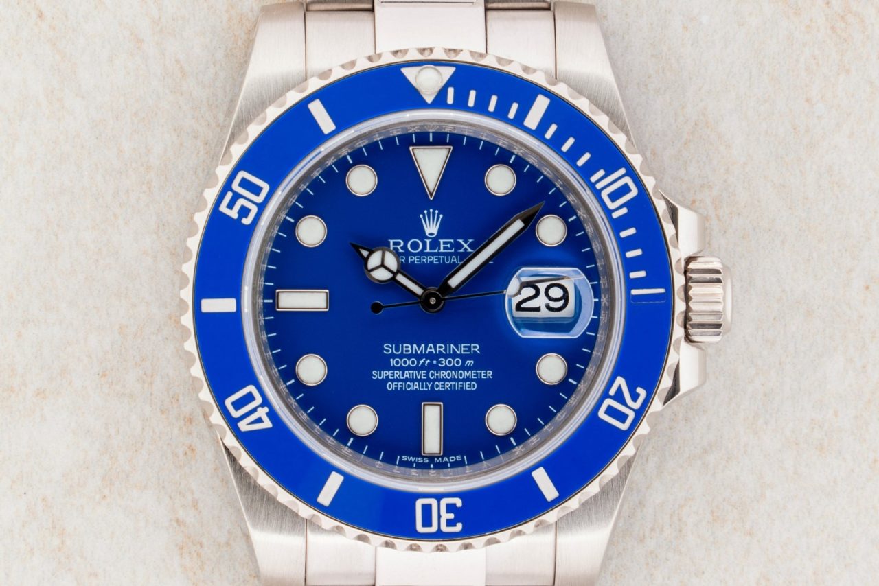 116619LB Submariner Date (SMURF / full set / 2012 / LC EU) – THE WATCHGUY