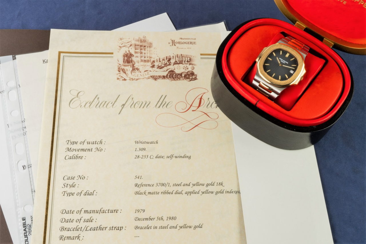 3700/1 Nautilus JUMBO (two-tone / sigma dial / extract and service ...