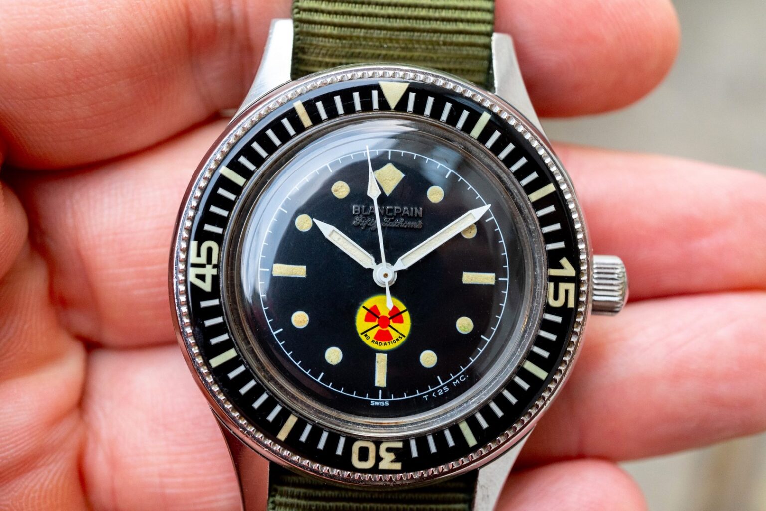 Fifty Fathoms No Radiaton Bundeswehr ( wonderful authentic watch with ...